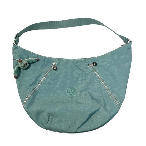 Kipling | Bags | Kipling Green Hobo Crossbody Bag | Poshmark